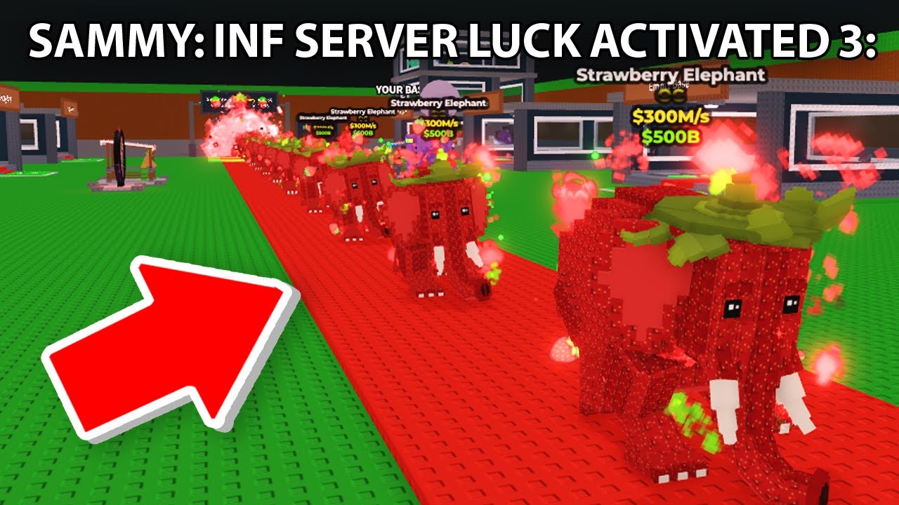 Sammy Gave Me Infinte Server Luck Youtube