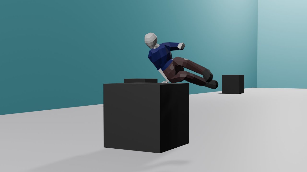 Blender Parkour Animation Youtube