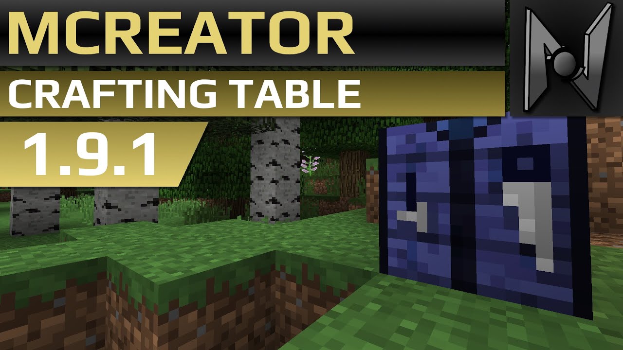 Mcreator Custom Crafting Tutorial 1 9 1 Youtube
