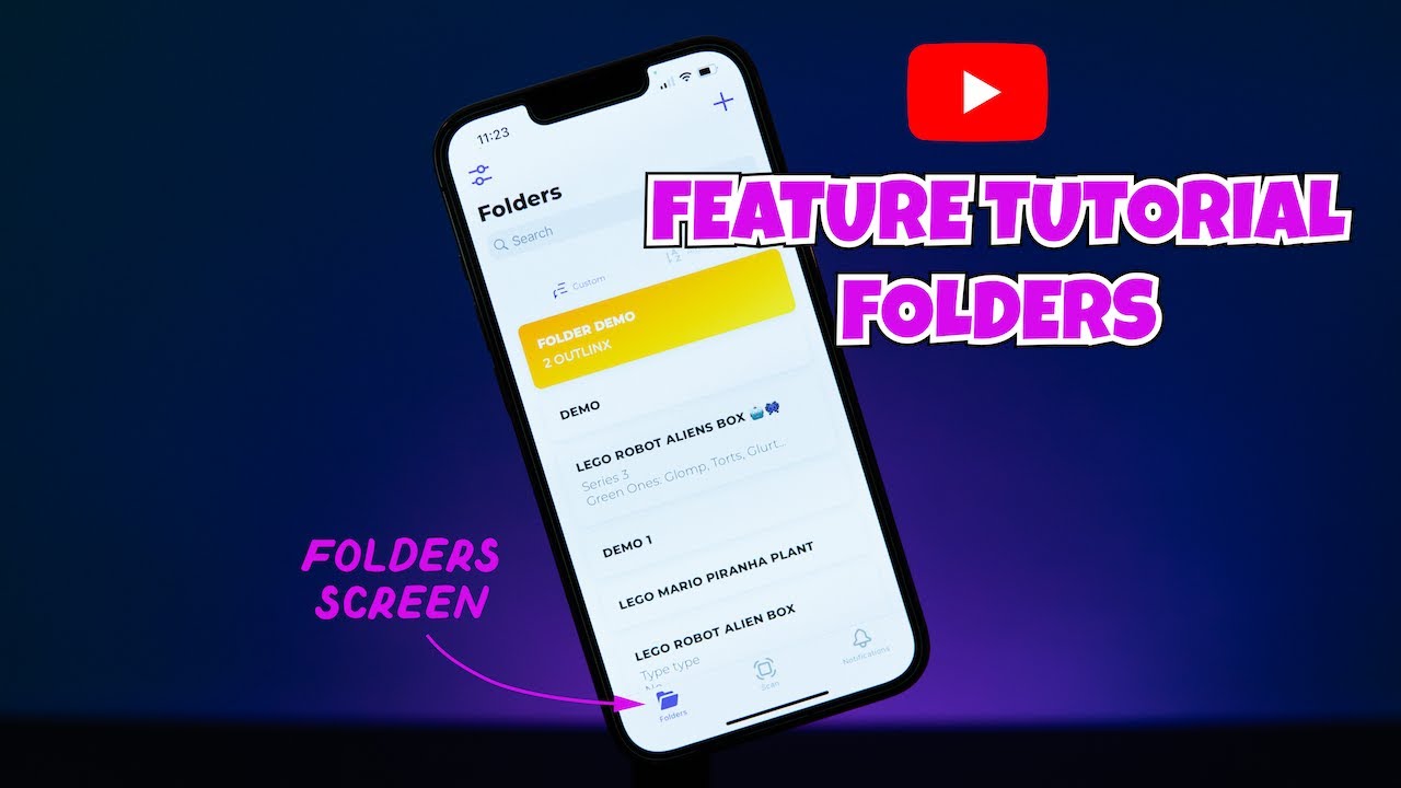 Feature Tutorial Folders Youtube