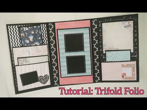 Trifold Folio Trifold Binding Designing Step By Step Tutorial