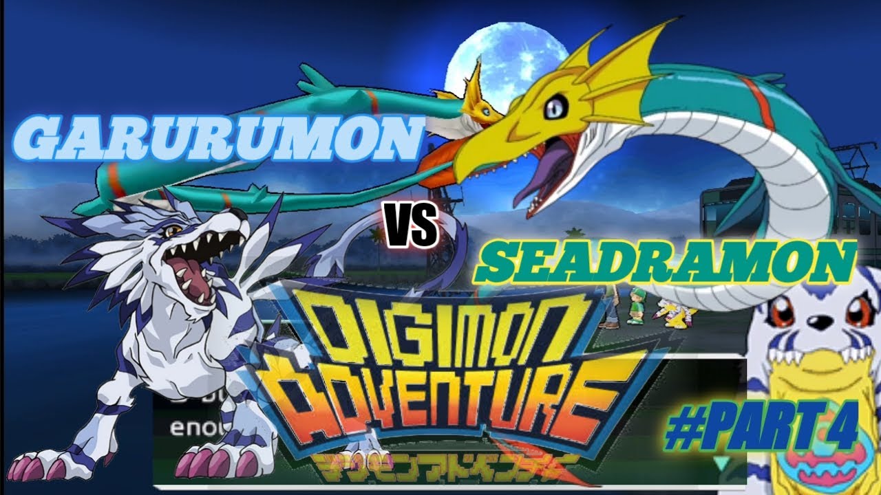 Digimon Adventure Garurumon Vs Seadramon Part 4 Digimonadventure