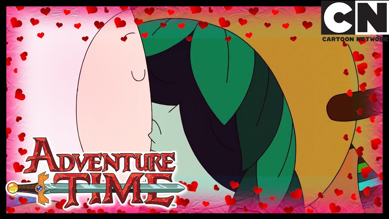 Adventure Time Anime Finn And Marceline Kiss