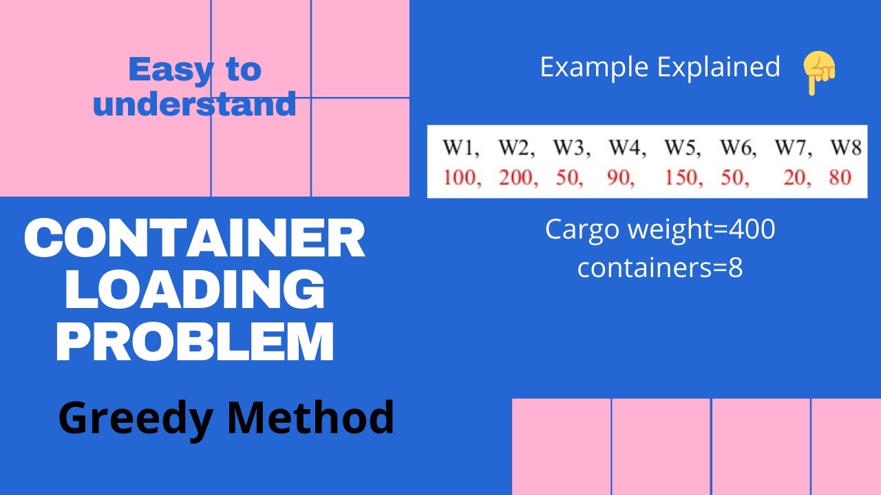 Container Loading Problem Design And Analysis Of Algorithm Youtube