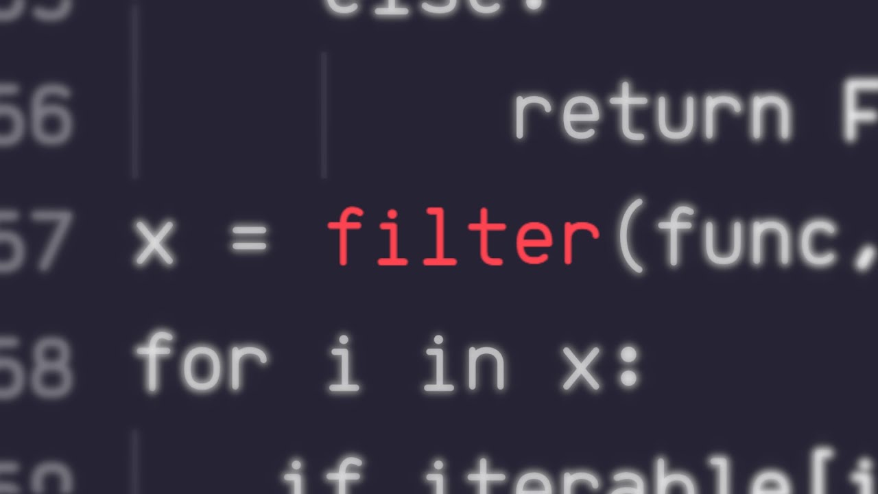 Python S Filter Function Explained Youtube