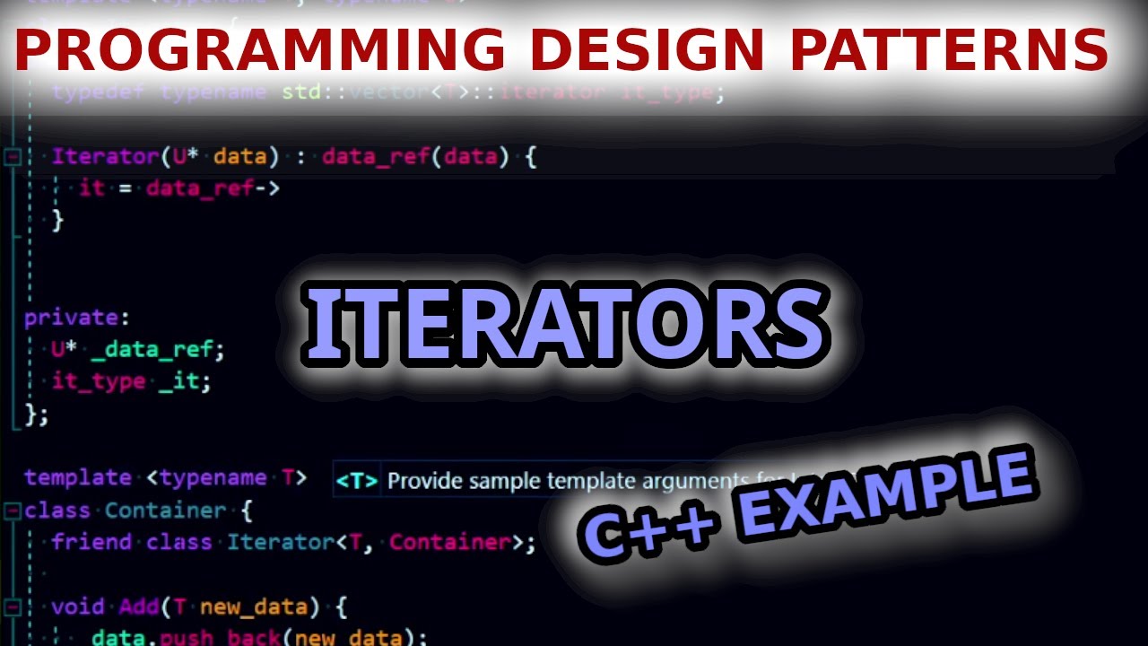 Std Vector Iterator Design Pattern Ep 19 C Coding
