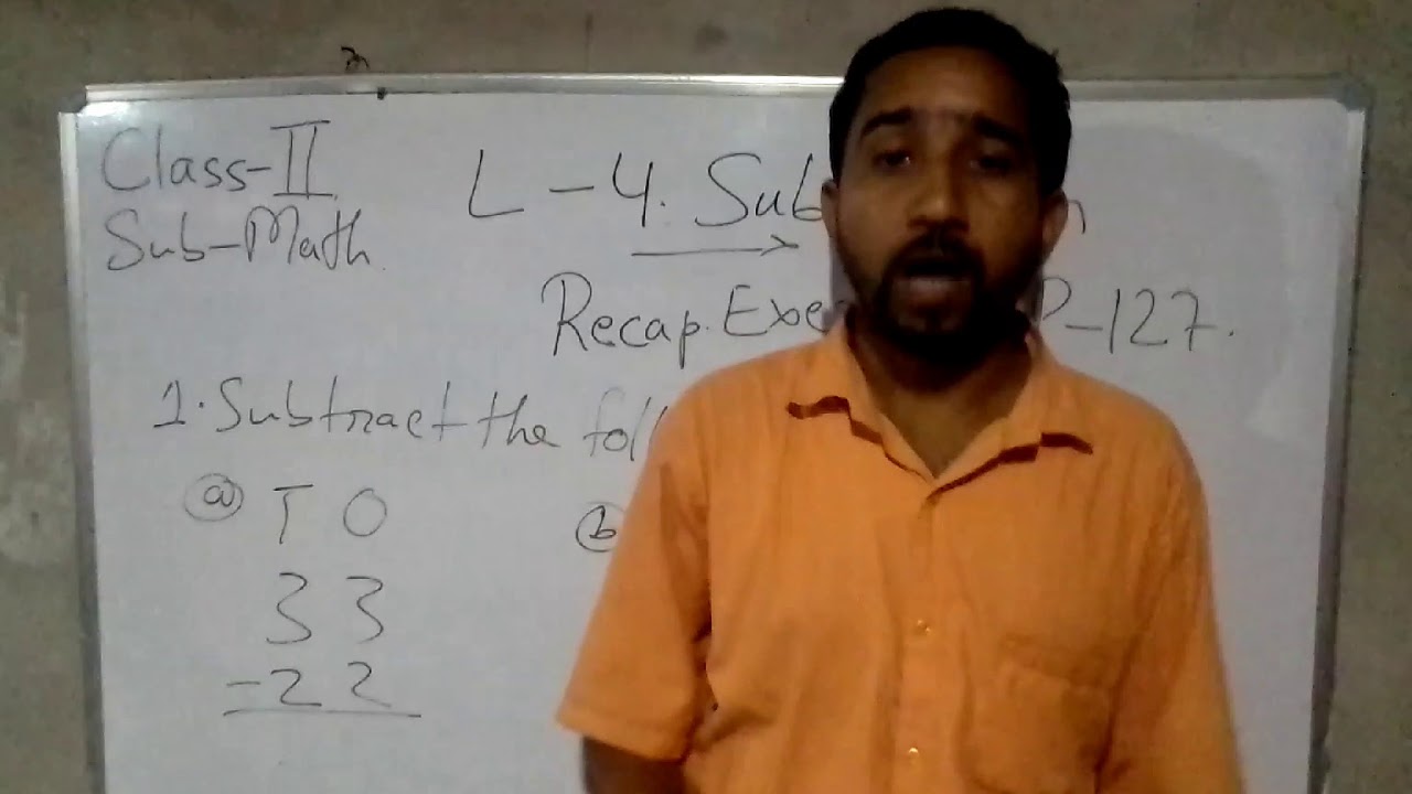 Class Ii Math Youtube
