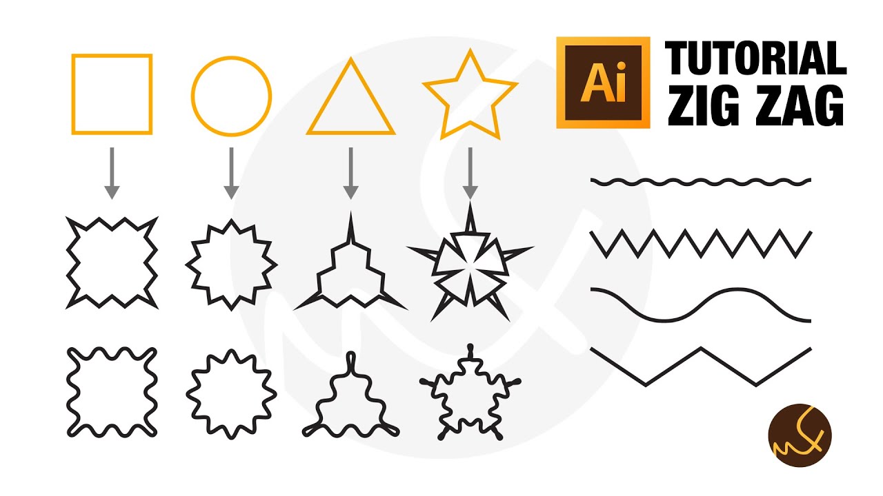 Tutorial Zig Zag Illustrator Youtube