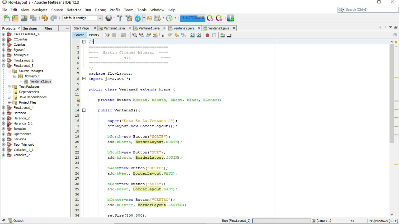 Borderlayout Netbeans Youtube