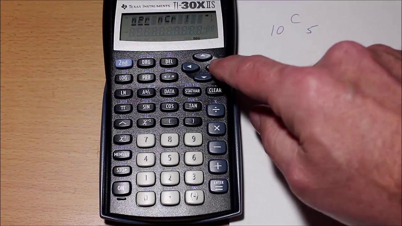 Ti Calculator Tutorial Combinations Permutations