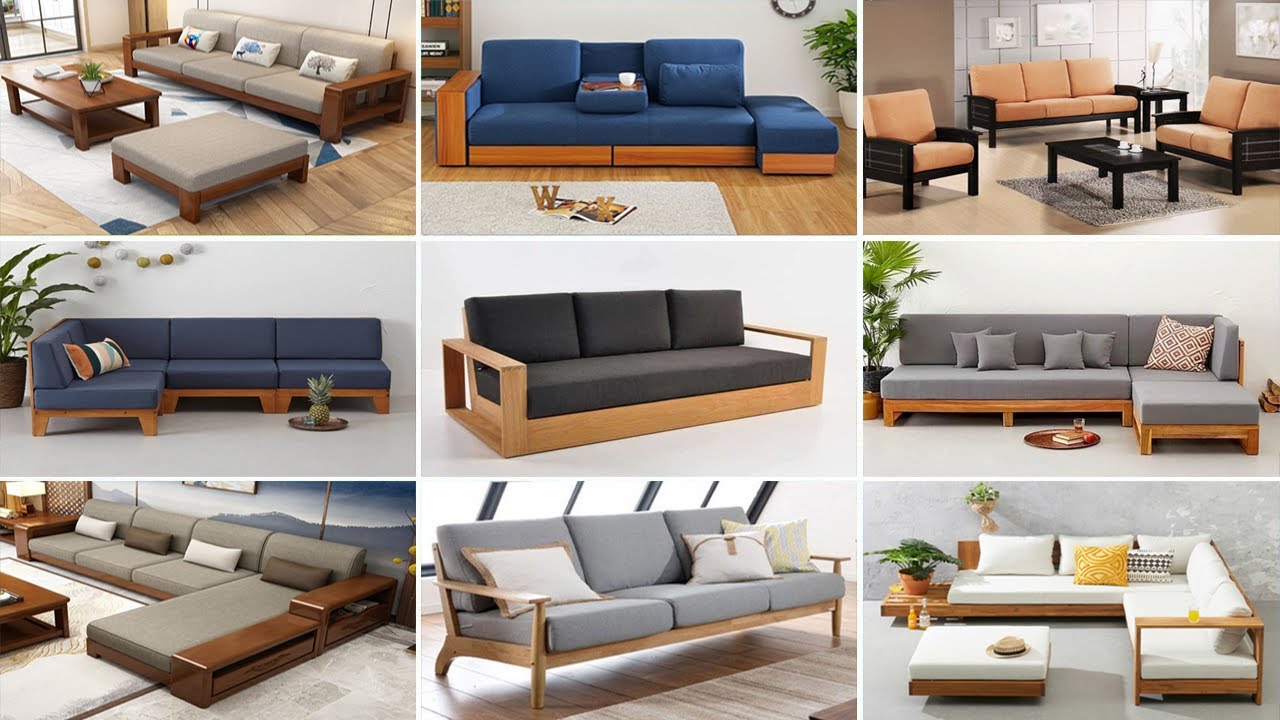 Contemporary Wooden Sofa Set Designs Cabinets Matttroy