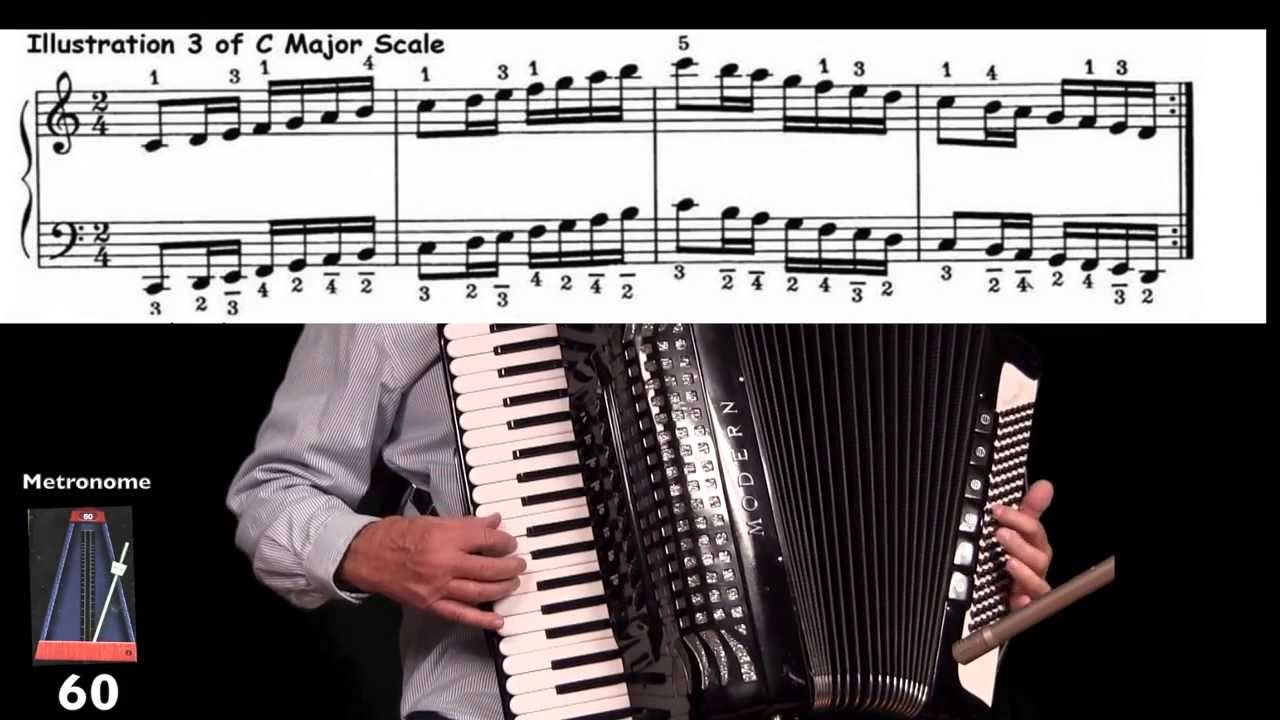 Accordion Lesson 3 Major Scales And Chords Improve Your Playing Lee