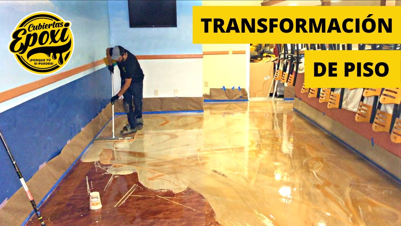 Transformación Total De Piso Con Resina Epoxica Youtube