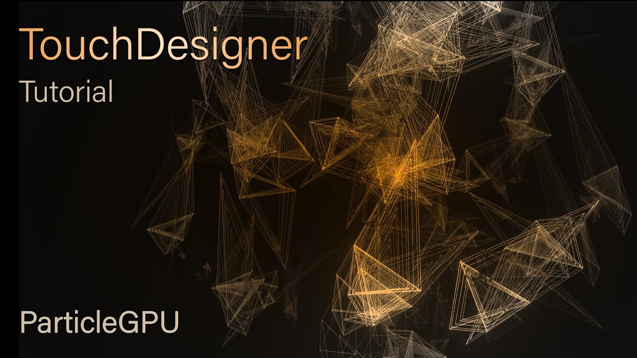 Abstract Visual With Particlegpu In Touchdesigner Youtube