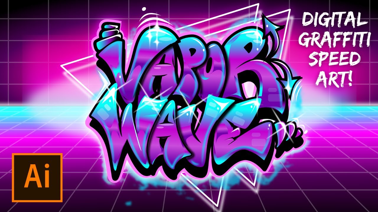 How To Draw Graffiti In Illustrator