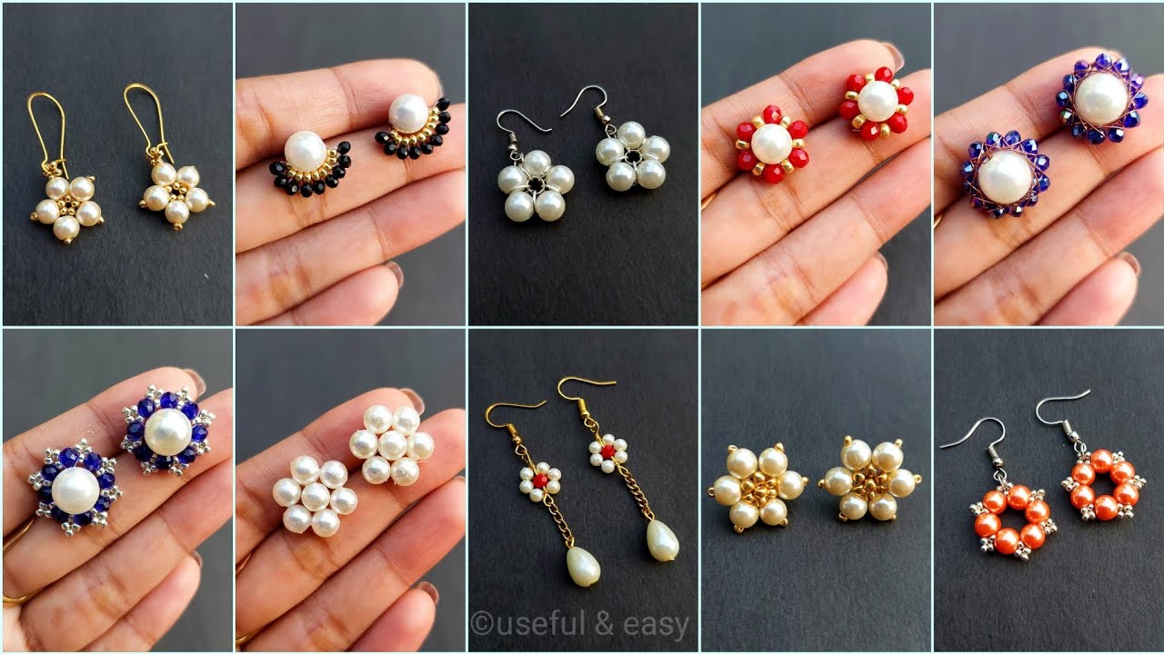 10 Easy Popular Beaded Earrings Tutorial For Beginner S Making