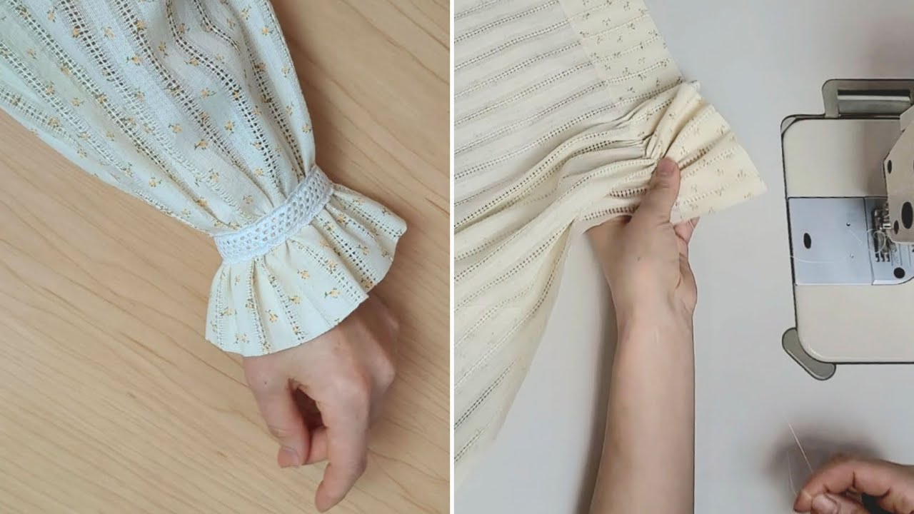 How To Sew Ruffle Sleeves Easy And Quick Way For Beginners Youtube