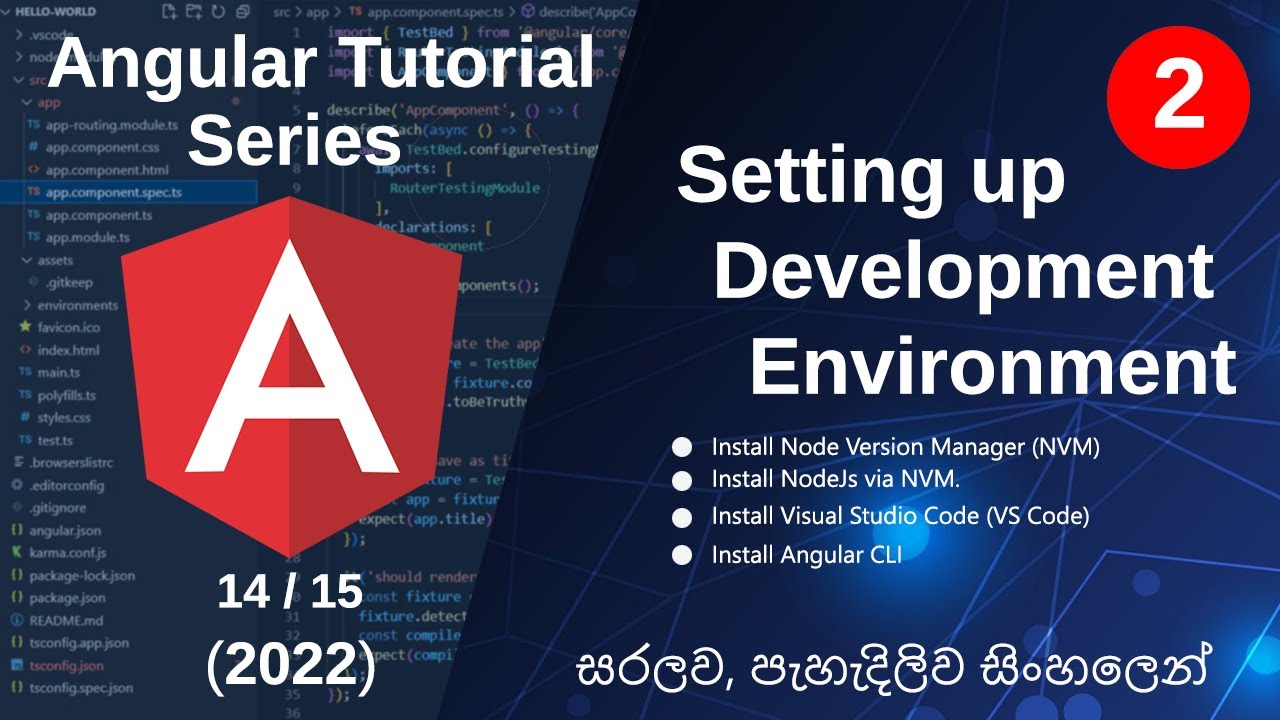 Setting Up The Angular Development Environment Angular 15 Series 2