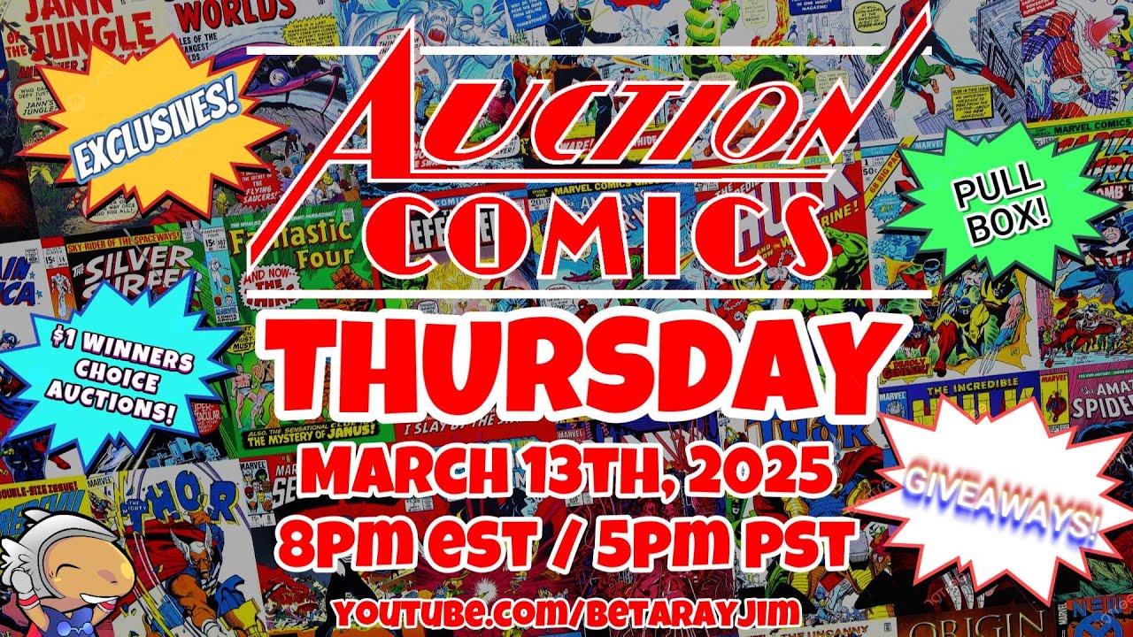 Auction Comics Thursday Youtube