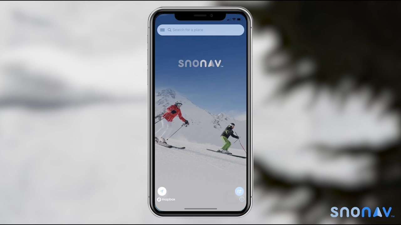 Snonav The First True Navigation App For The Ski Slopes Youtube