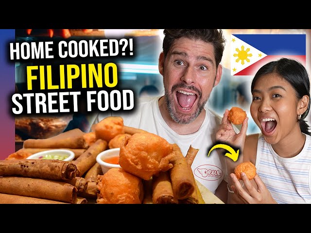 Filipino Street Food Feast Kwek Kwek Turon Lumpia Calamares