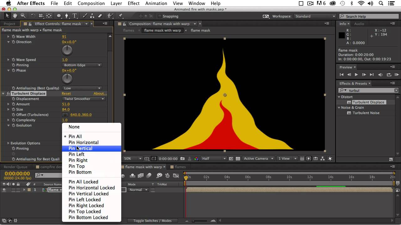 Animated Cartoon Fire Tutorial Youtube