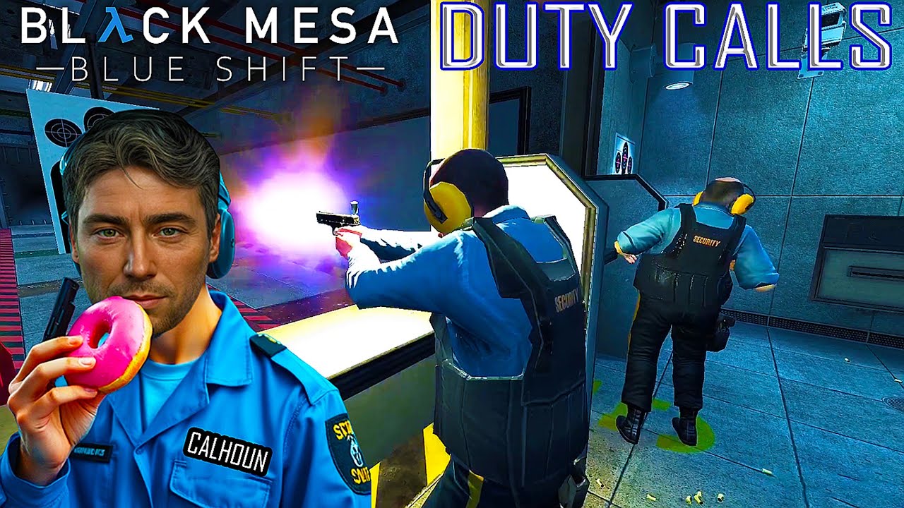 Black Mesa Blue Shift Part 1 Barney Calhoun At Duty Youtube