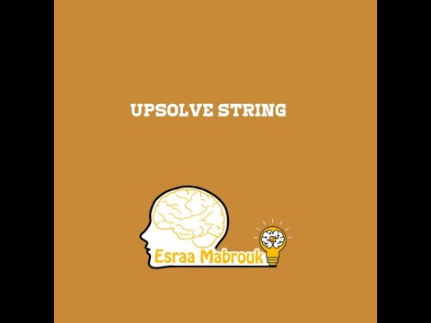 Upsolve String Youtube