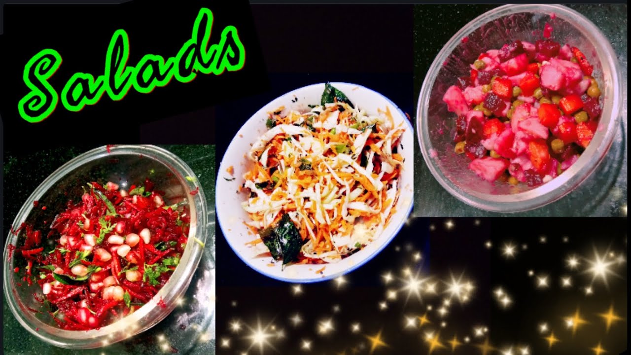 Salad Recipes Healthy Salads Salad Recipes For Weight Loss Diy Youtube