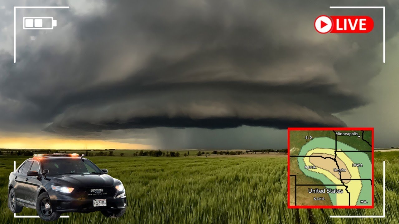 рџ ґlive Storm Chaser Severe Weather And Tornadoes Possible In Nebraska