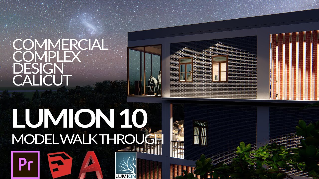 Commercial Complex Design Calicut Lumion 10 Render Walk Through Uhd