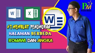 Tutorial Ms Word 3 Cara Membuat Nomor Halaman Berbeda Romawi Dan Angka ...