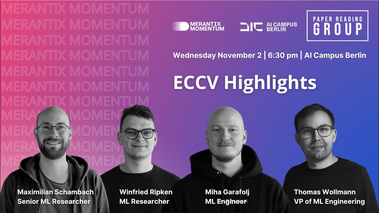 Paper Reading Group Eccv Highlights 2022 Youtube