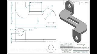 Solid Edge 2023 Tutorial Practice For Beginners 4 Doovi