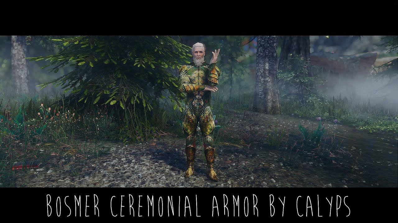 Skyrim Mod Bosmer Ceremonial Armor Youtube