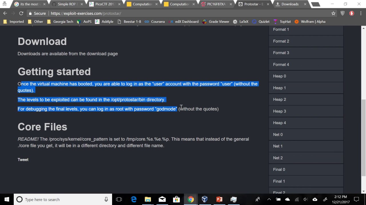 Exploit Exercises Protostar Stack0 Exploit Youtube