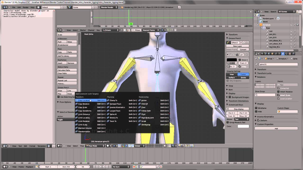 Blender Introduction To Character Rigging Youtube