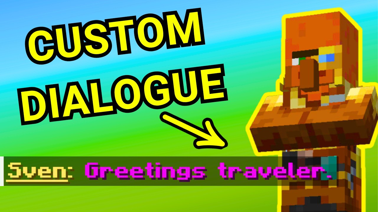 How To Make An Npc With Dialogue In Minecraft 1 21 5 Updated Youtube