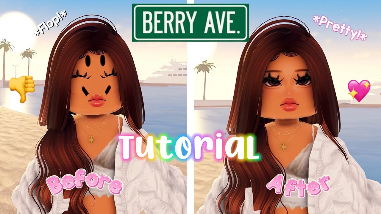 Face Tutorial Berry Avenue Youtube