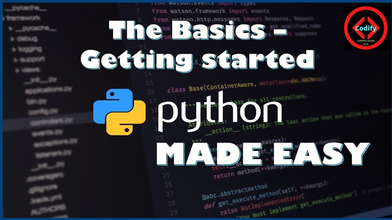 Made Easy Getting Started With Python Programming Youtube