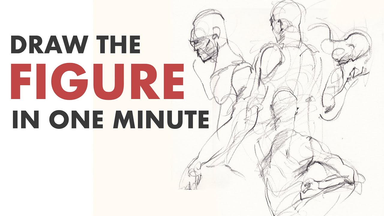 Drawing 1 Minute Poses Gesture Drawing Youtube