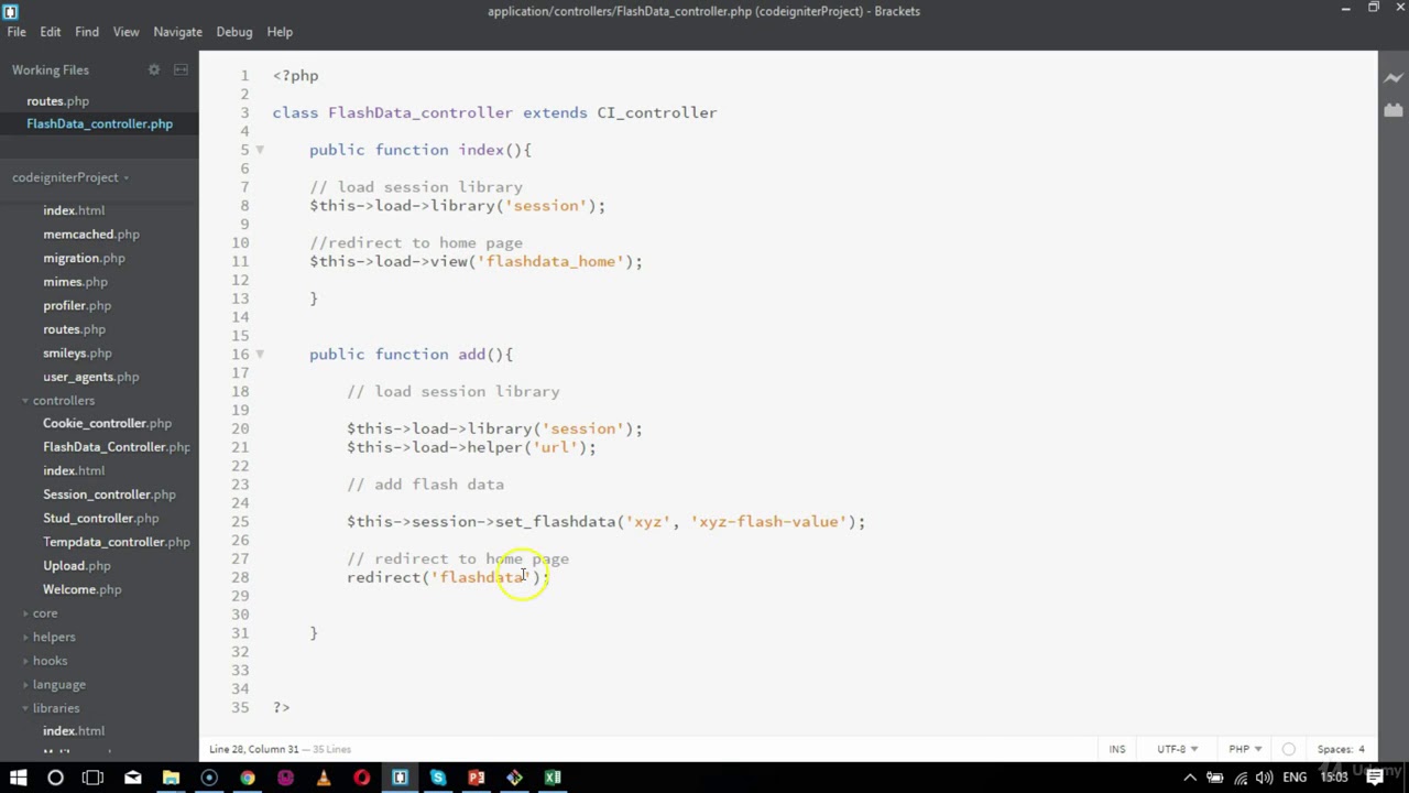 18 Flashdata Codeigniter Youtube