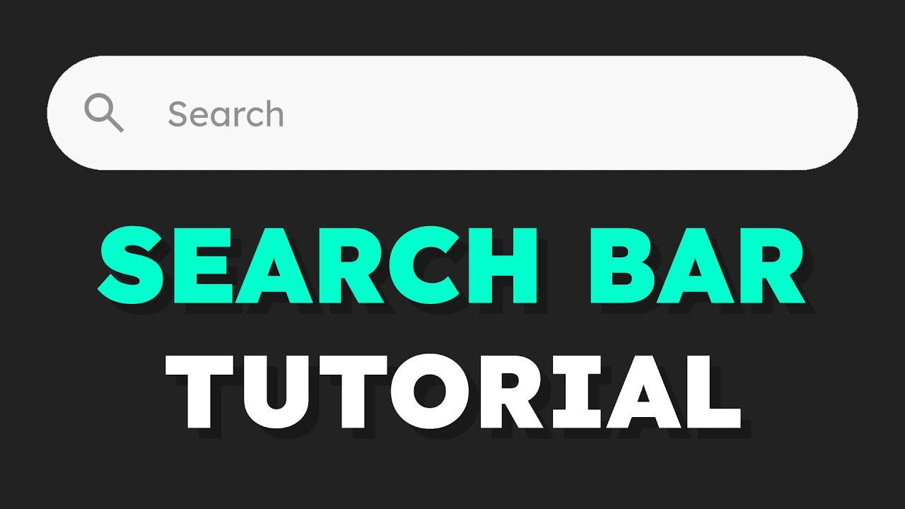 Creating A Stylish Search Bar For Your Website Html Css Tutorial