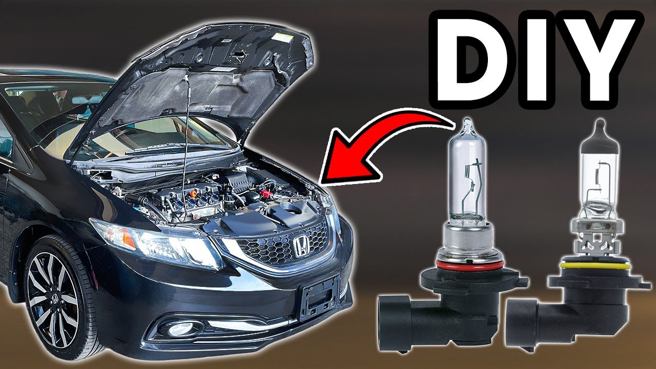 Diy 2012 2015 Honda Civic Headlight Bulb Replacement How To Replace