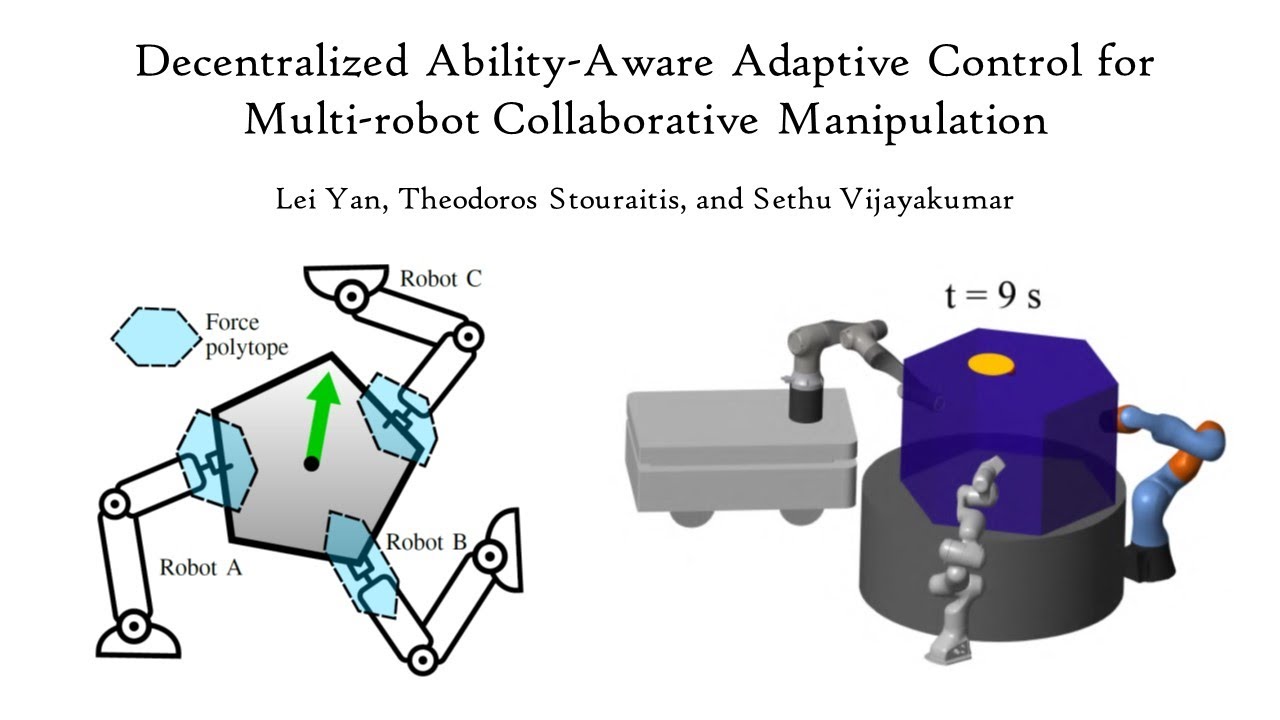 Decentralized Ability Aware Adaptive Control For Multi Robot