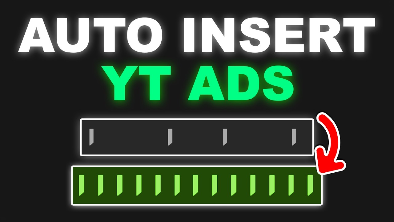 How To Auto Insert Ads On Youtube Very Easy Youtube