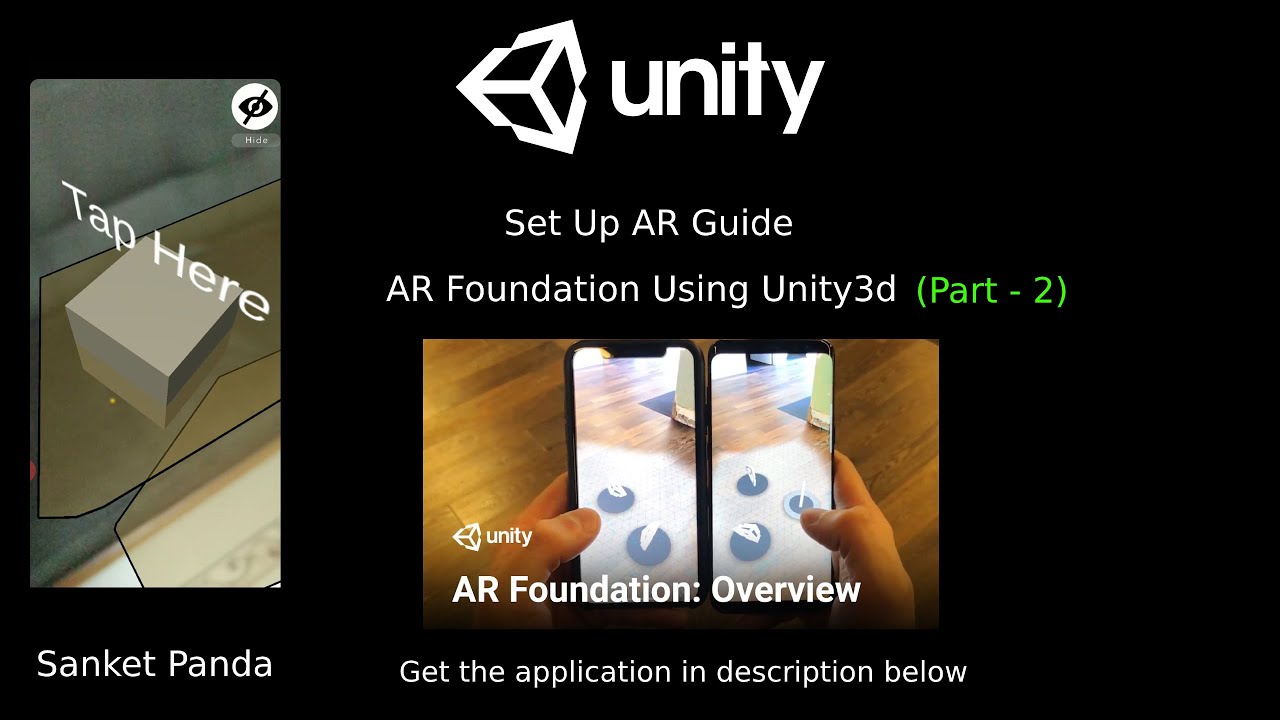 Set Up An Ar Guide Using Ar Foundation Unity3d Android Youtube