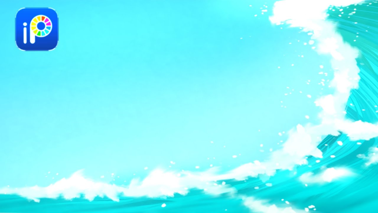 Drawing Water Wave In Ibispaint Simple Youtube