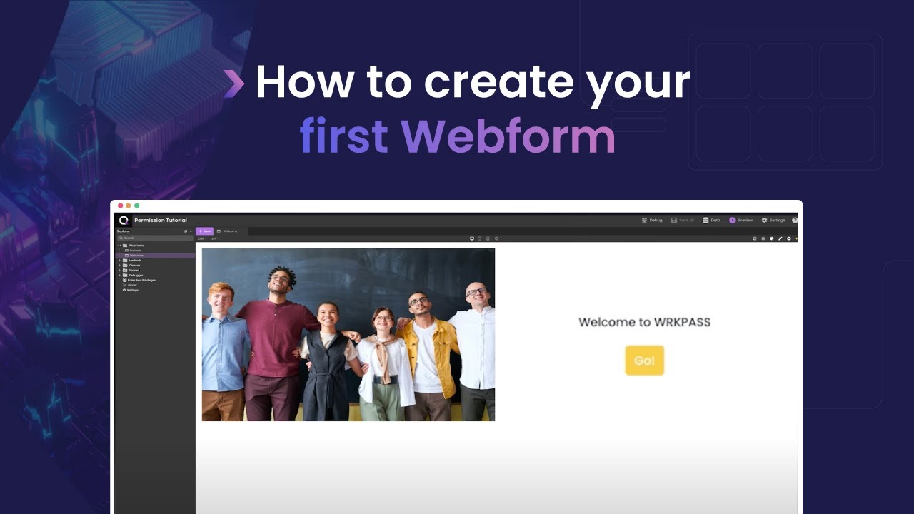 How To Create Your First Webform Youtube