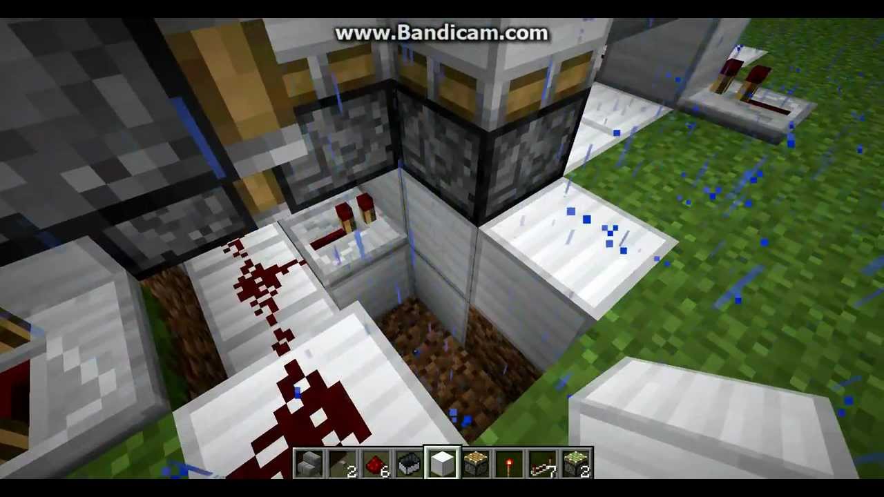 Minecraft Secret Piston Floor Door Youtube